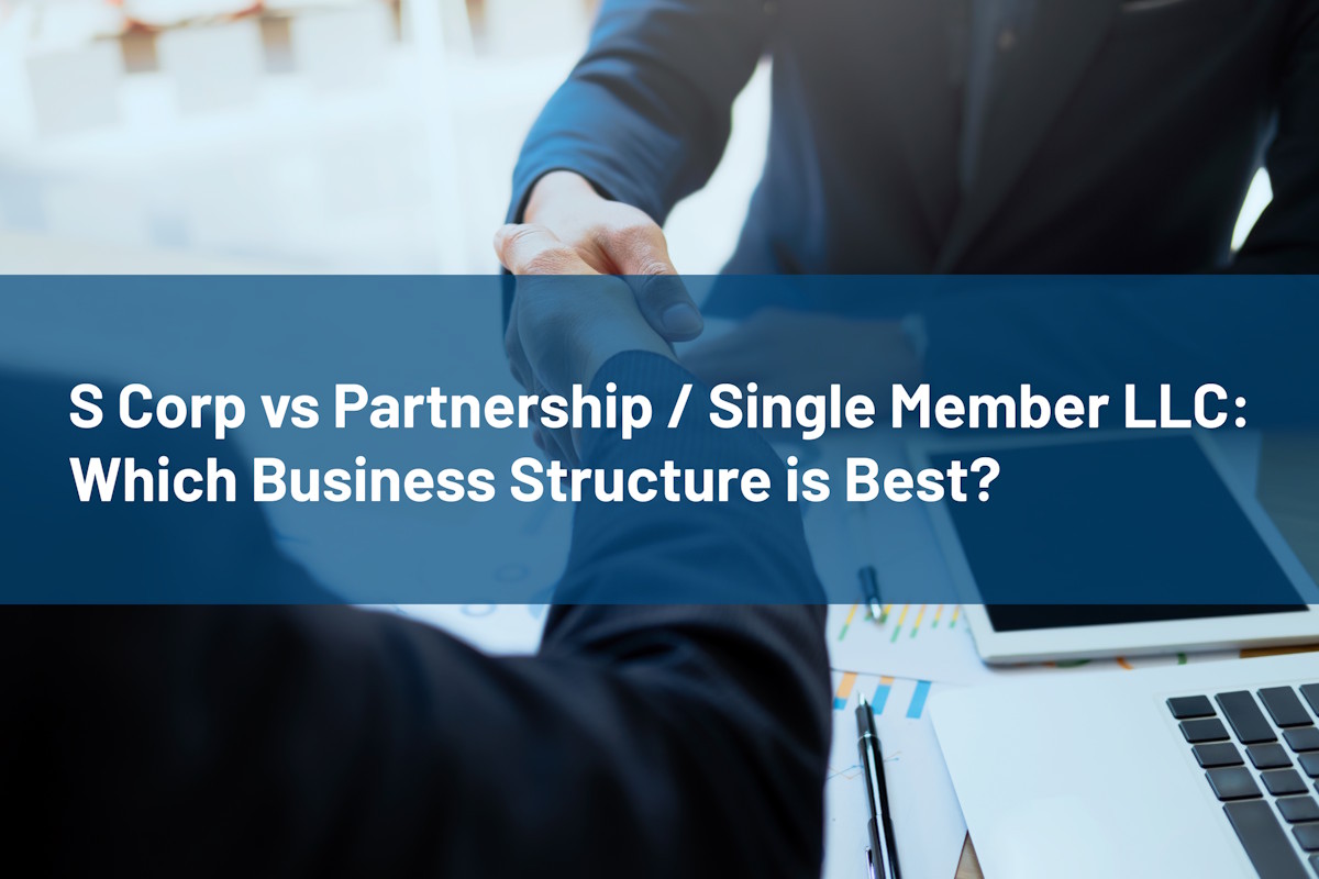 S Corp vs Partnership / Single Member LLC: Which Business Structure Is ...